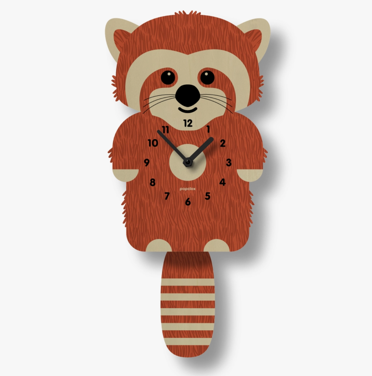 Red Panda Pendulum Clock | Kunzler Studios