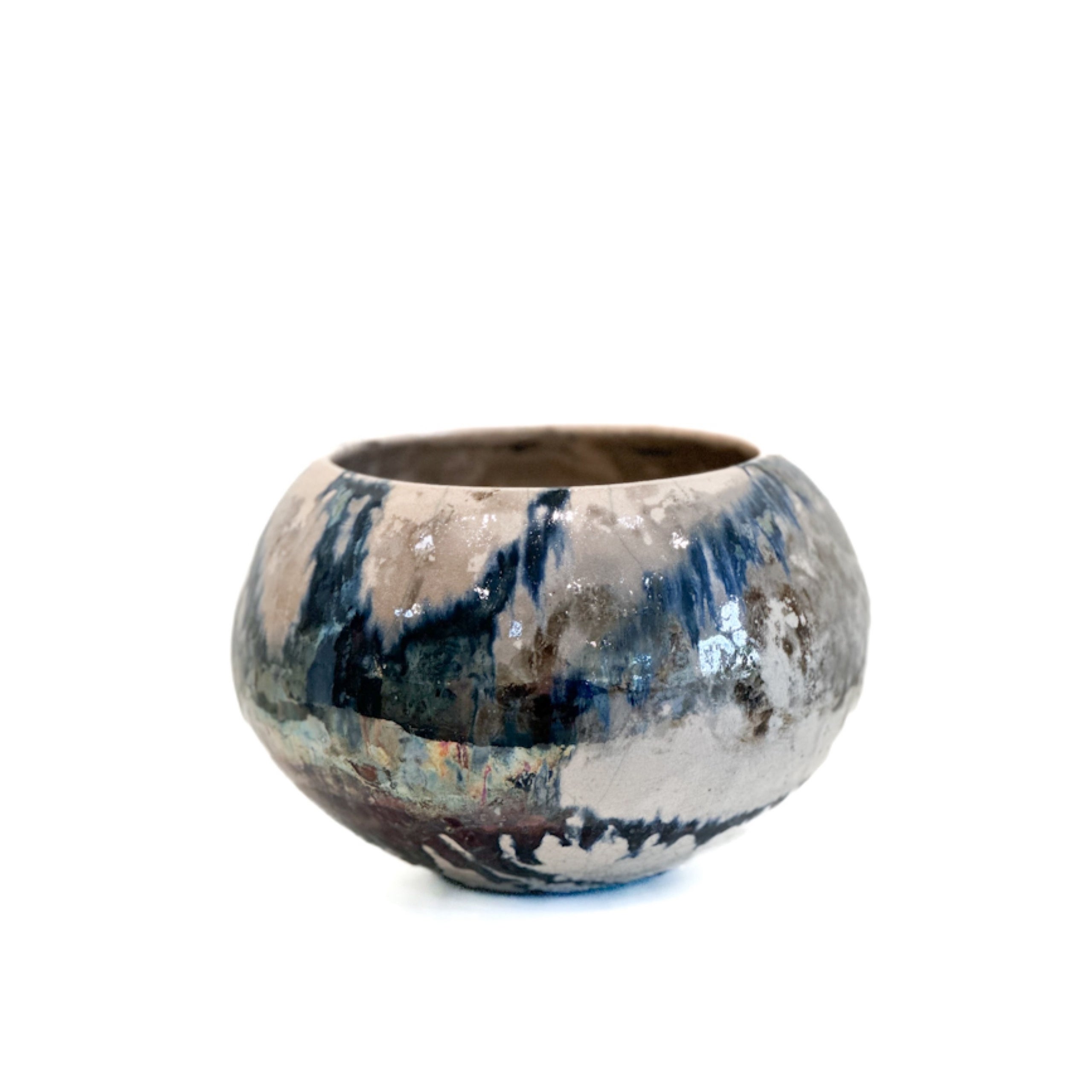 Amanda Rhoads - Large Raku Bowl | Kunzler Studios